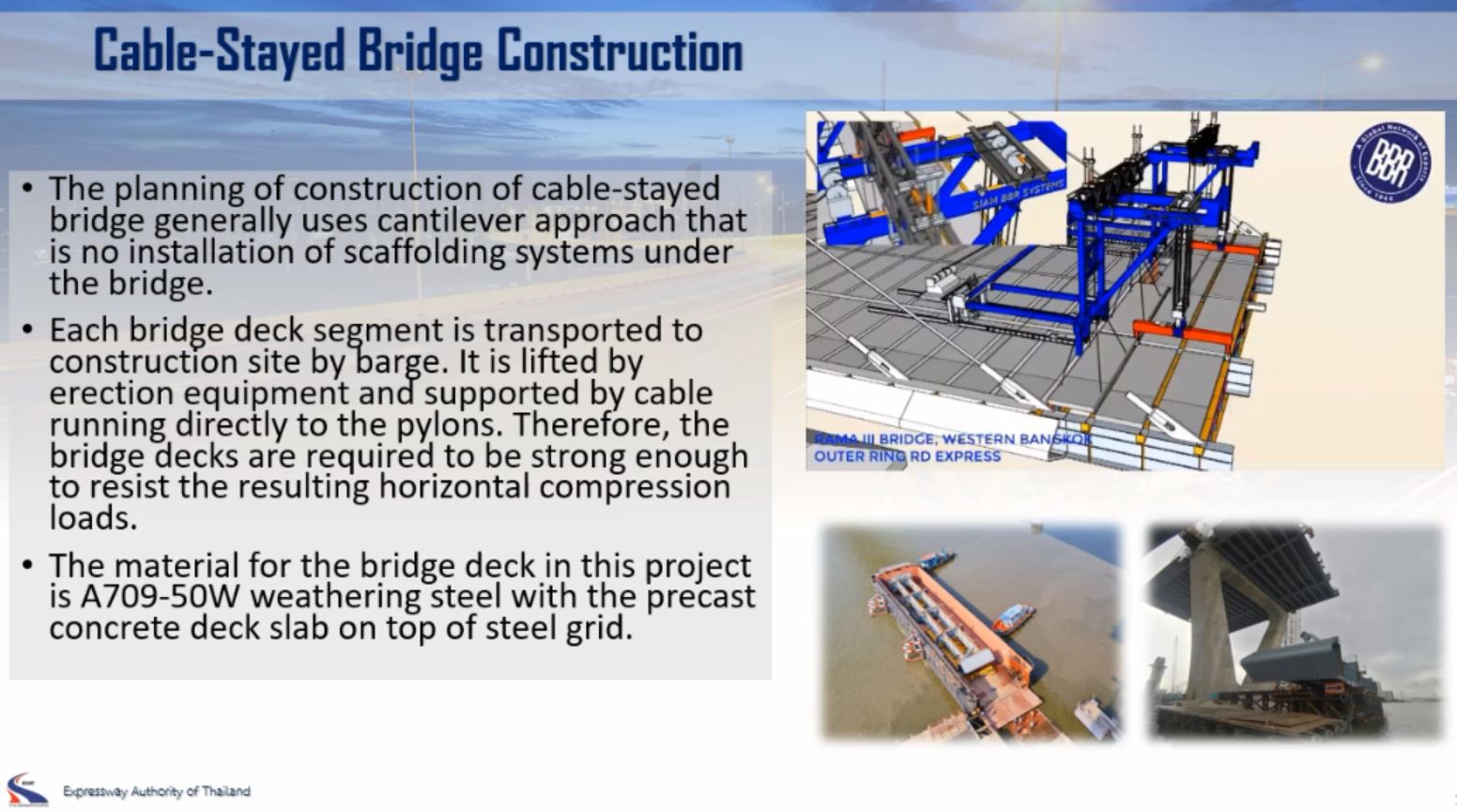 The parallel bridge to Rama 9 Bridge - We Love Steel Construction